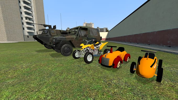 Create vehicle for garrys mod by Alecstober3d | Fiverr