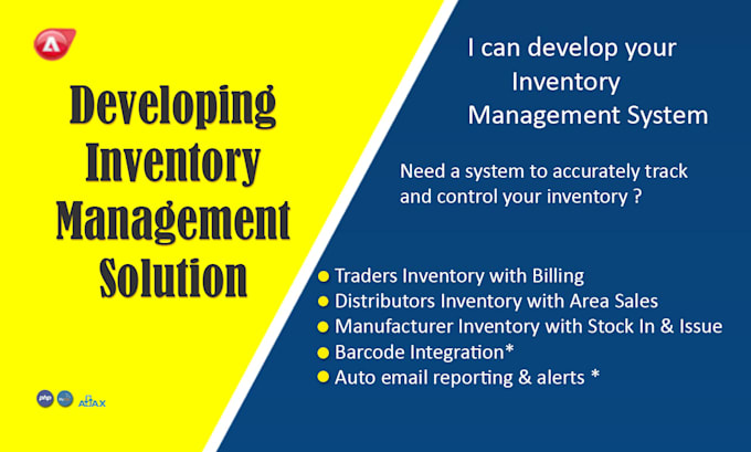 Develop inventory management system for you by Amsolbiz | Fiverr