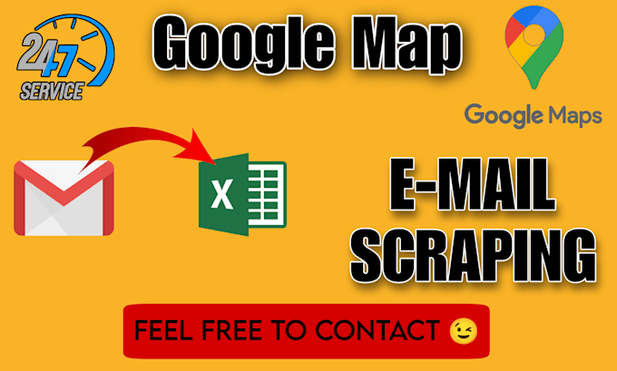Scrape google maps business leads and data with email by Navedscrapper | Fiverr