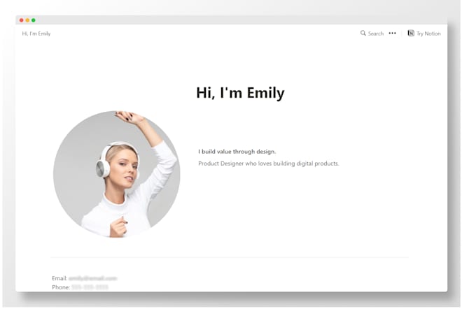 Create a personal website resume or sv by Isarepta | Fiverr