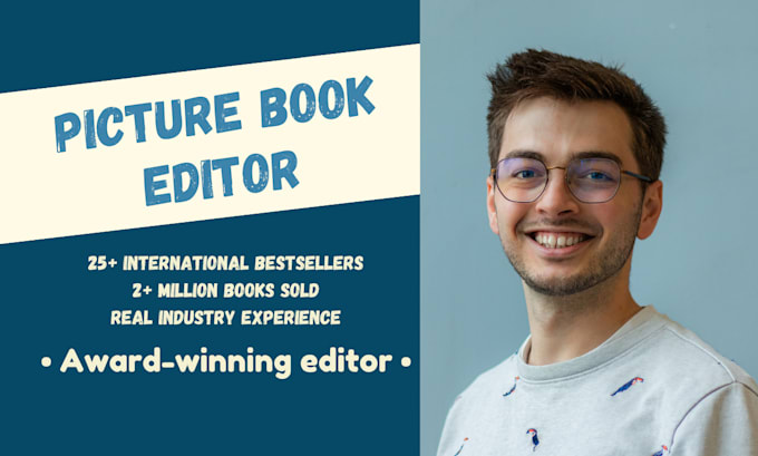 Sea el editor y corrector de desarrollo de libros ilustrados para niños.