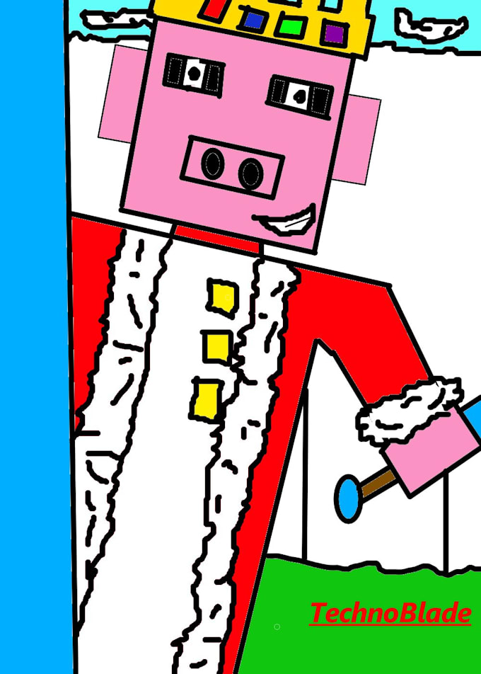 Draw technoblade well il try by Technoblade_win | Fiverr