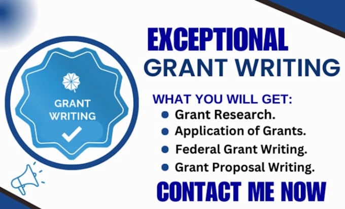 Do grant proposal writing, grant research, grant application by Grant ...