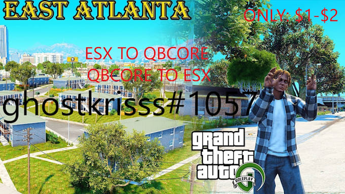 Give Fivem Servers Qb And Esx By Ghostkrisss Fiverr
