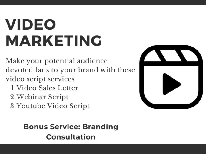 Write scripts for vsl, youtube channels, and webinars by Wilsondominic ... Write scripts for vsl, youtube channels, and webinars by Wilsondominic ...