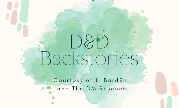 Write a dnd character backstory timeline by Lilbardrhi | Fiverr