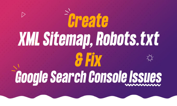 Create xml sitemap, robots txt and fix google search console errors by ... Create xml sitemap, robots txt and fix google search console errors by ...