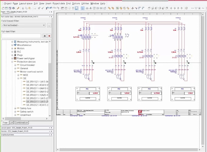 Design your panels like plc mcc pmcc apfcr pdb jbs using eplan autocad by Union777 | Fiverr