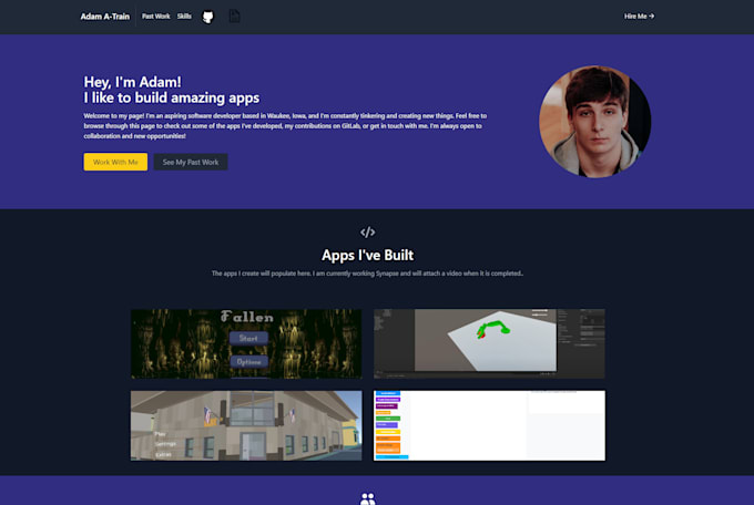 Create a responsive web application by Adamatrain | Fiverr