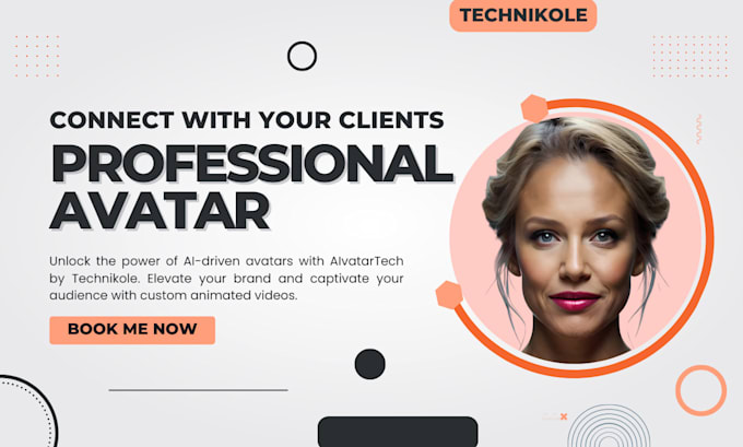 Help you showcase your brand with a professional ai animated avatar by ...