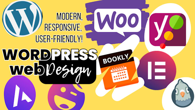 Create and design responsive wordpress pages using elementor by Thetarts | Fiverr