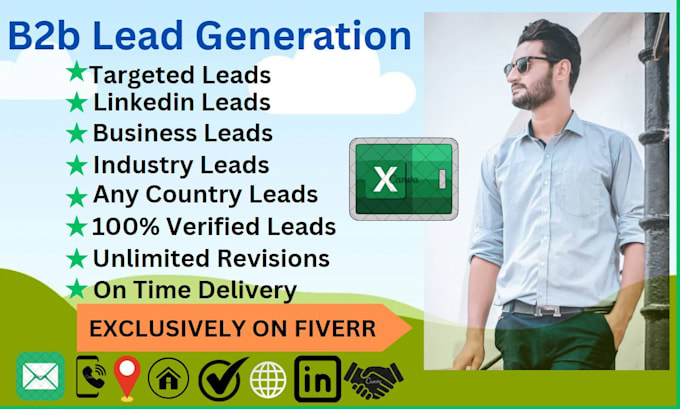 Do b2b leads and data entry by Miltonb2leads | Fiverr