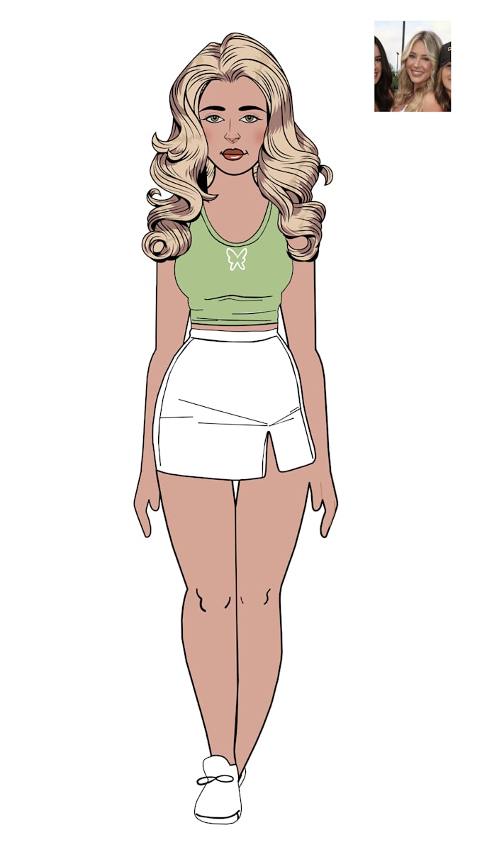 Design custom cartoon character and design real face by Samad8304 | Fiverr