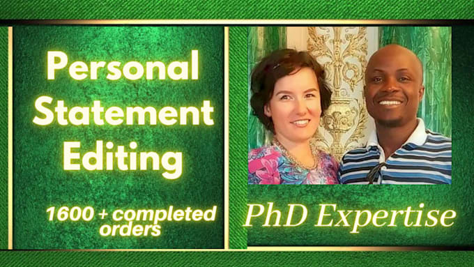 Edit And Proofread Your Personal Statement By Indyomo Fiverr