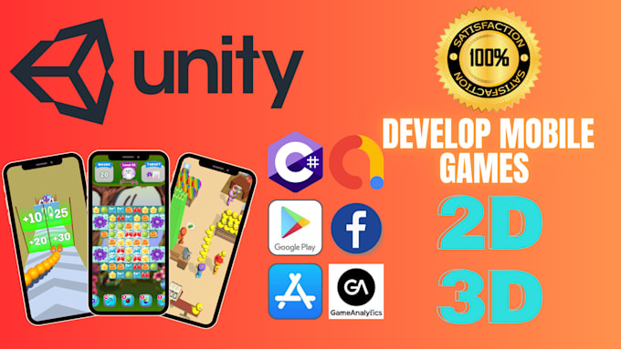 Develop Games In Unity 2d 3d For Ios Android Pc And Webgl By Metehandemircio Fiverr