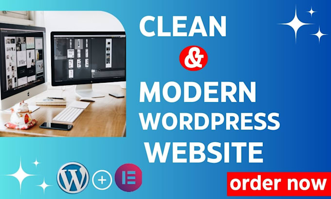 Create a clean and modern wordpress website by Baqir1web | Fiverr