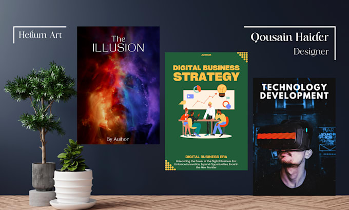 Design a premium book cover and ebook cover by Helium_art | Fiverr