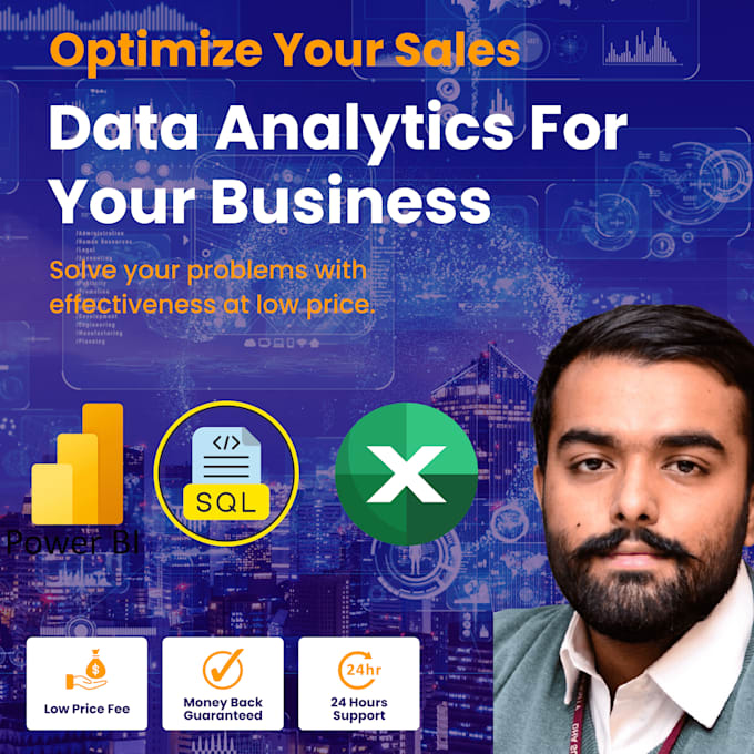 Deliver professional data analysis services with expertise in bi excel ...