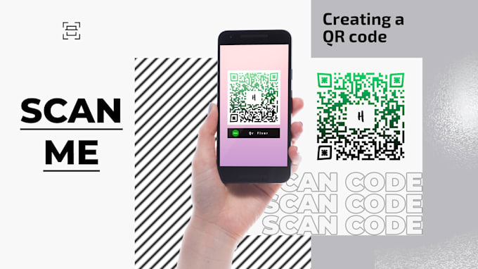 Design for you from 1 to 4 professional qr codes by Tajdinmourani | Fiverr