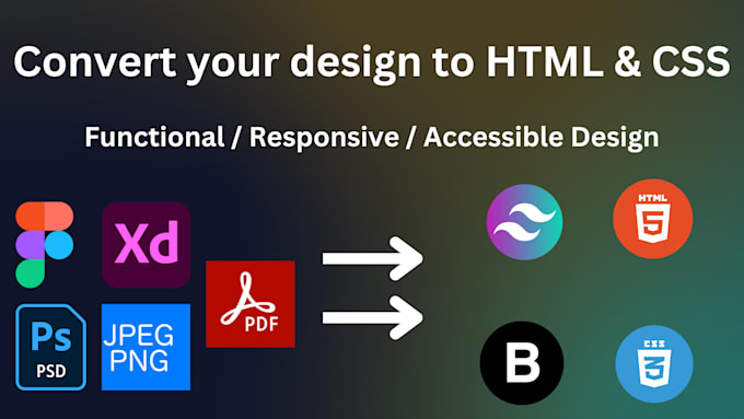 Convert figma and psd design to website html and css by Hagoog_webdev ...