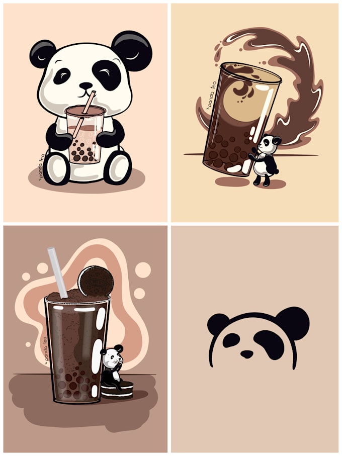 Make a cute illustration, brand design by Aalishaaaa | Fiverr