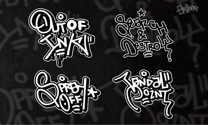 Create graffiti tag logo by Gfx810 | Fiverr