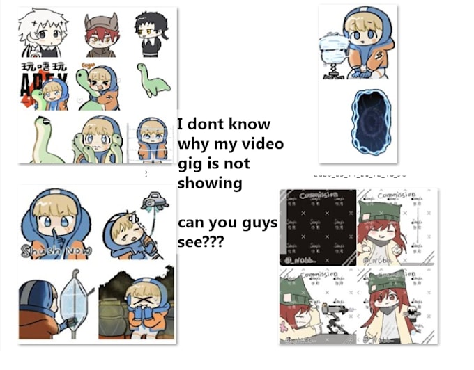 Make sticker for discord server by Ncbbg0 | Fiverr