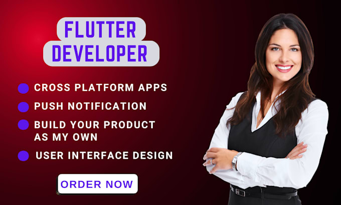 Create any android and ios application using flutter by Business_by_hm | Fiverr