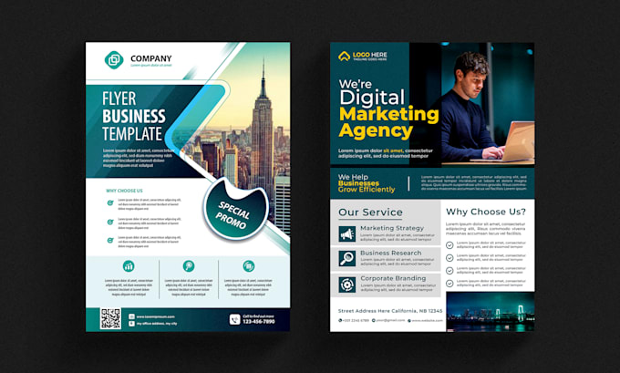 Design urgent flyer, one pager, marketing material, print ad by Art ...