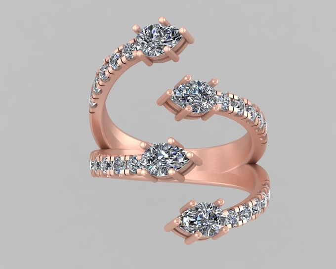 Design 3d cad jewelry models for 3d printing and casting by ...