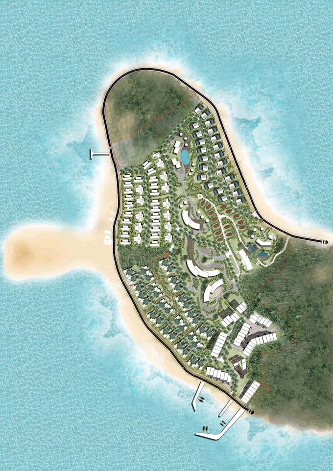 Render master plan, urban planning and landscape by Linsuri | Fiverr