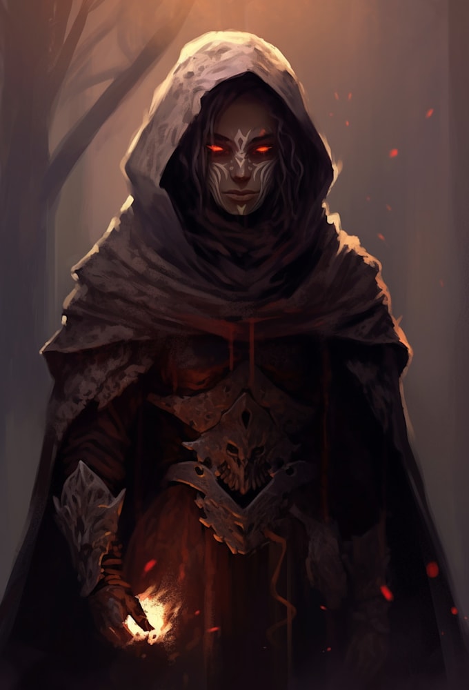 Draw dnd character art and dnd character art by Gireefeep | Fiverr