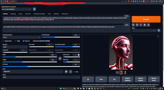 Help you install stable diffusion on your pc by Mertcan666 | Fiverr
