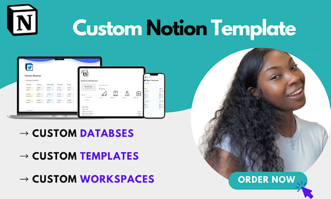 Design a personalised custom notion template for you by Liznotioned | Fiverr