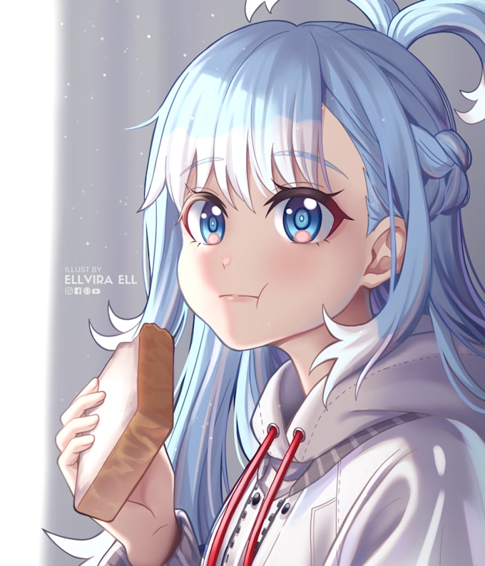 Create stunning anime art for your profile picture by Elviramaulida ...