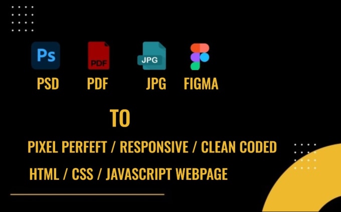 Create figma, psd to html, css, javascript website by Skylimituk | Fiverr