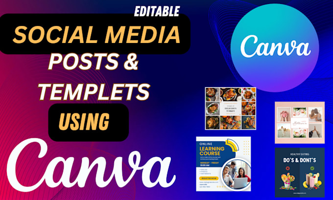 Design creative instagram , facebook post using canva by Mahjebeena ...