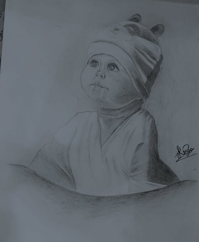 Draw any portrait of a person of your choice by Saifazeem | Fiverr