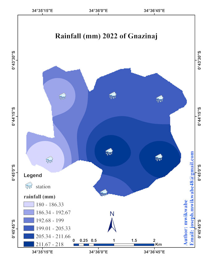 Do maps creation and geospatial analysis using gis software by Mwikwabejoseph | Fiverr