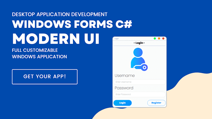 Create a modern looking windows application with csharp by Antonmuto ...