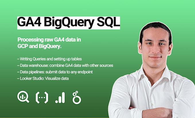 Transform ga4 data with bigquery for actionable insights by Ekovos | Fiverr
