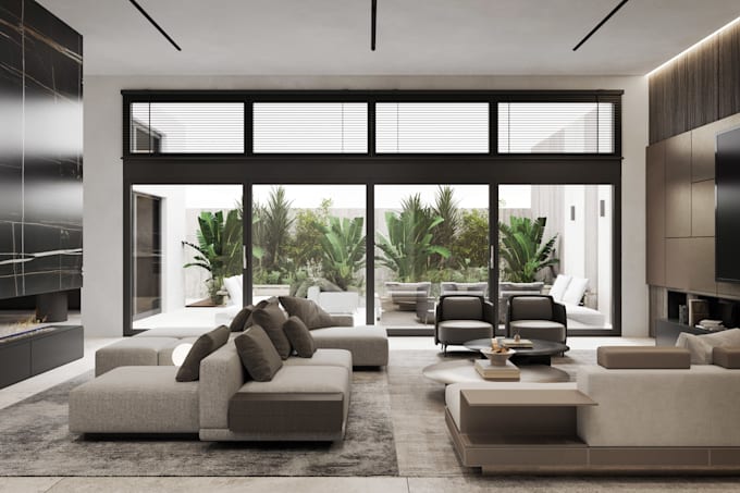 Offer unique interior design with hq photorealistic images by ...