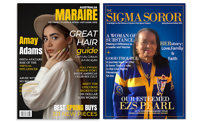 Design magazine layout, product catalog with adobe photoshop by Design ...