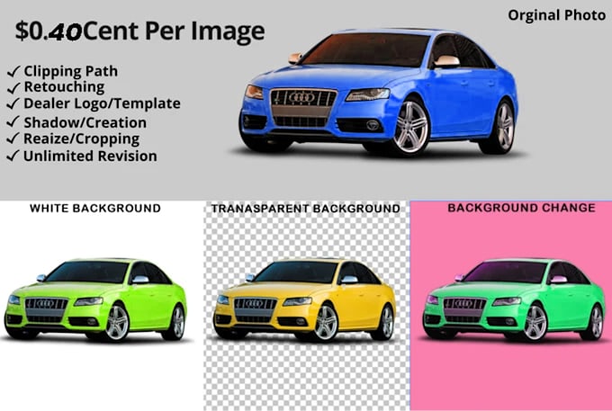 Do car photo editing and automotive photo retouch enhancement by ...