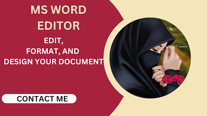 Design, edit microsoft ms word, excel document, powerpoint presentations and pdf by ...