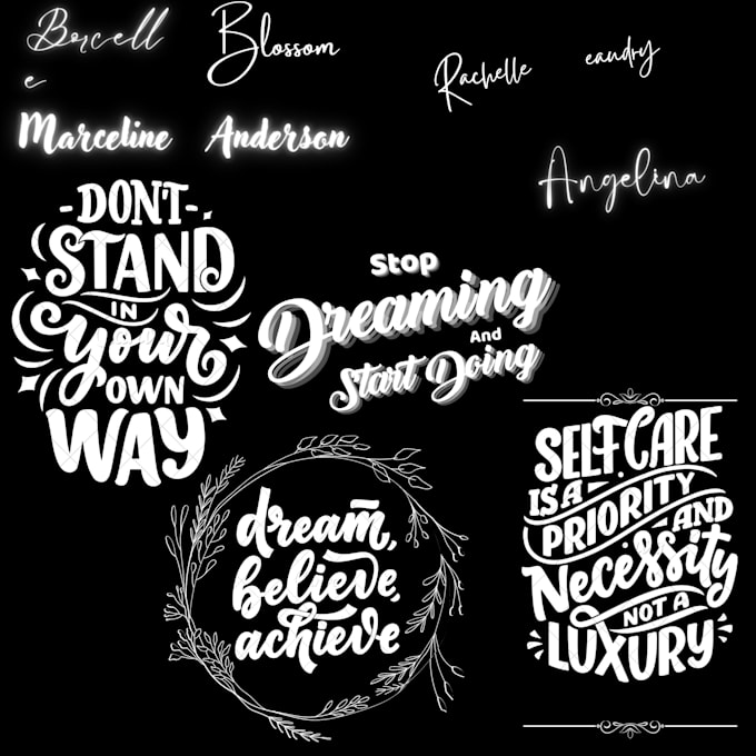 Design awesome hand lettering logo design by Mrprofdata | Fiverr