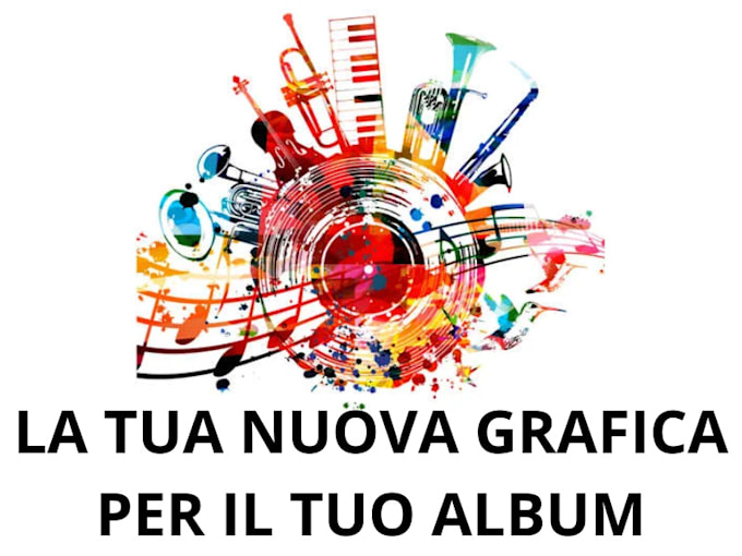 Be able to create graphics for music albums creare grafiche per album ...