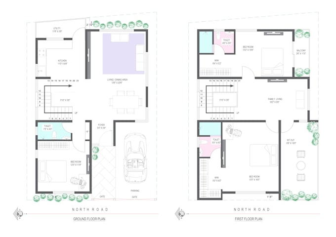 Expert autocad 2d plan drafting for your building or home by Devikagwd ...