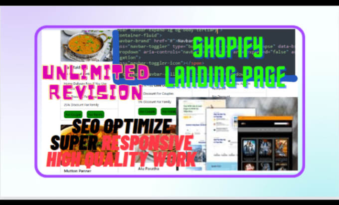 Create Landing Using Html Css Js By Tonystark119 Fiverr
