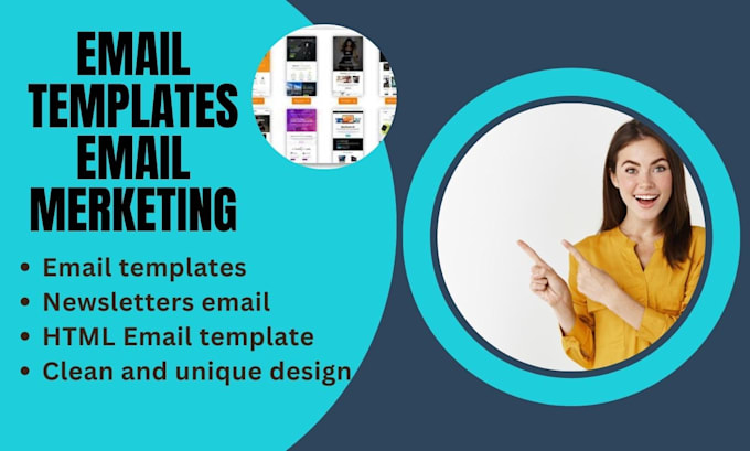 Design editable html responsive email template by Ayeshachimp | Fiverr